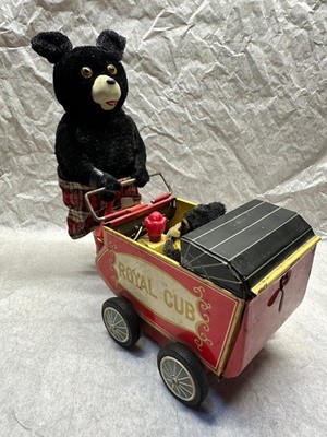 Rare Vintage BEAR ROYAL CUB Battery Operated Tin Toy 1950’s | eBay