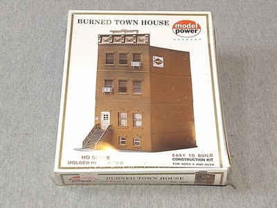 Model Power HO "Burned Town House" Kit No.466 - Sealed ~ TS | eBay