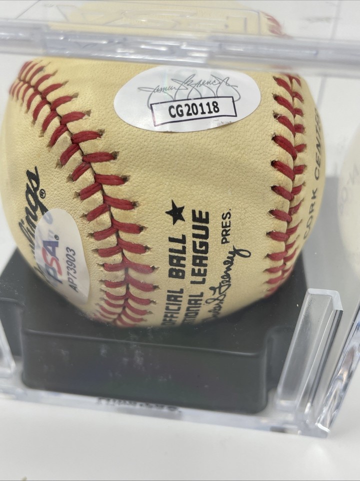 Bob Gibson Signed Baseball PSA & JSA Authentication W/ Cert | eBay