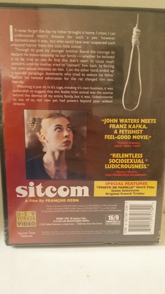 SITCOM 1997 DVD Francois Ozon 2003 NEW YORKER VID. French/Eng subs RARE ...