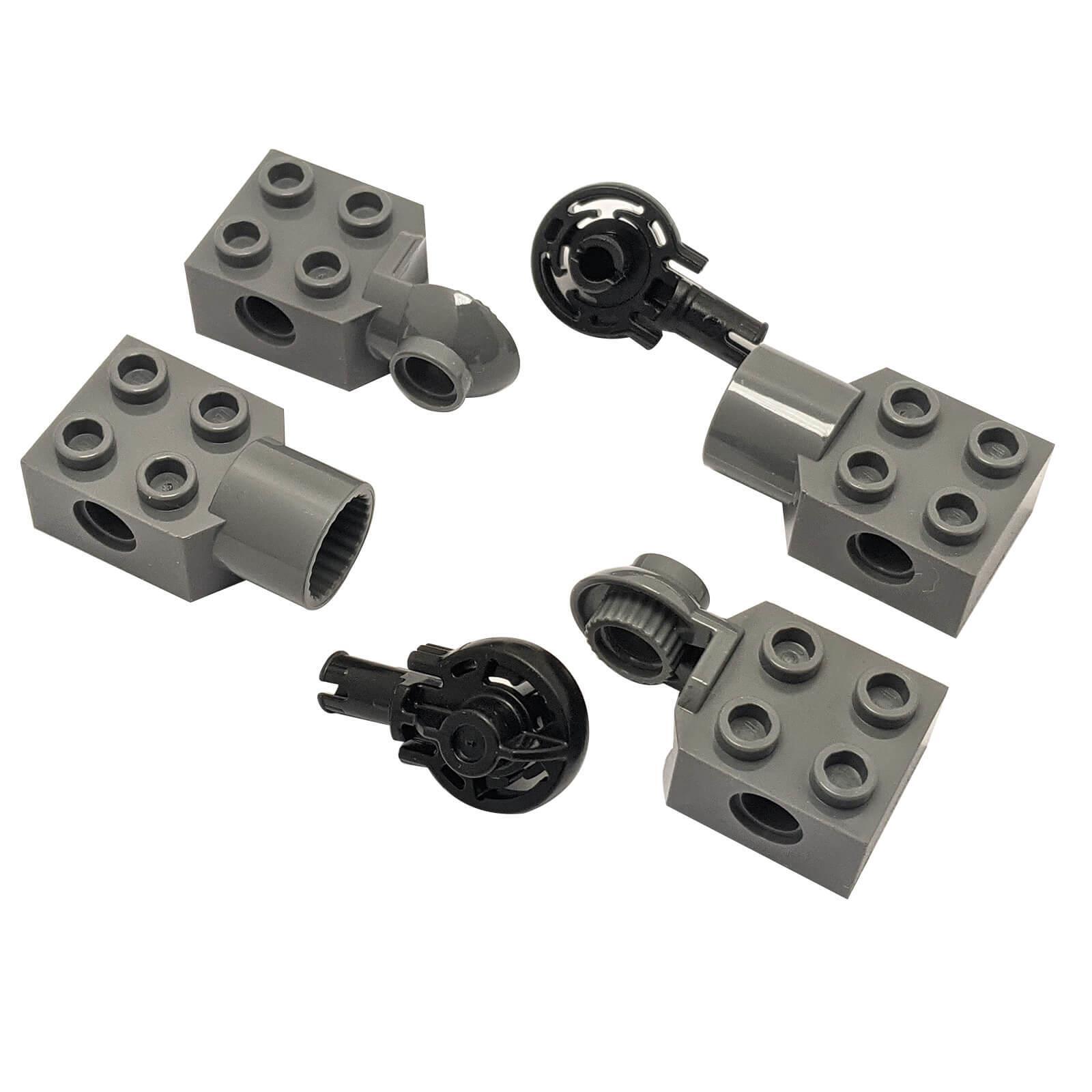 LEGO Joint Rotatif Technic + Brique Modifiée 2x2 avec Trou pour Axe ...