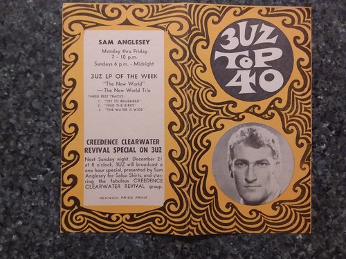 3UZ TOP 40 MUSIC CHART 1969 12TH DEC Vintage retro RARE EXCELLENT ...