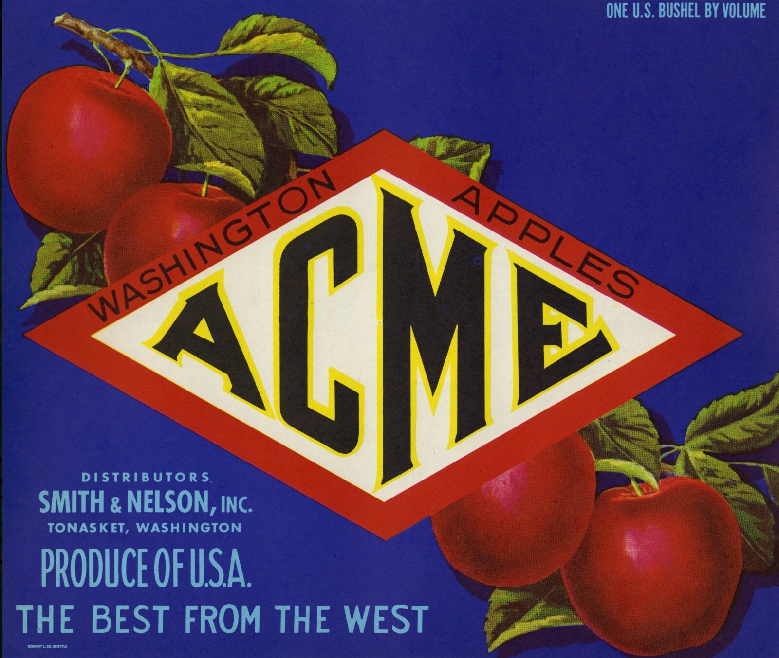 Acme Brand Apple Crate Label - Extra Fancy Version - Smith and Nelson ...