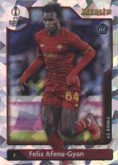 2021-22 Topps Merlin Collection Chrome UCL - Felix Afena-Gyan #116 ...