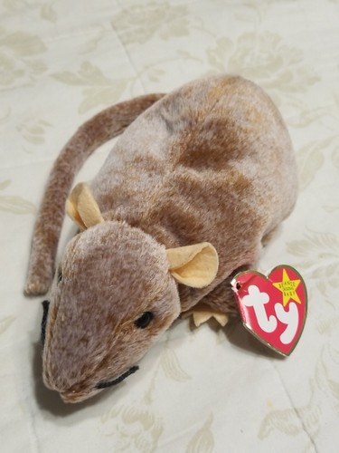 Ty Beanie Baby TIPTOE the Rat Mouse 6 Inch Plush Retired 1999 Original ...