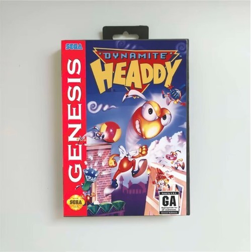 Dynamite Headdy 16_bit Game Card + Box for GENESIS | eBay