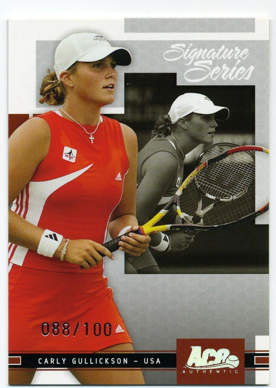 2005 Ace Authentic Signature Series - Carly Gullickson #30 Holofoil ...