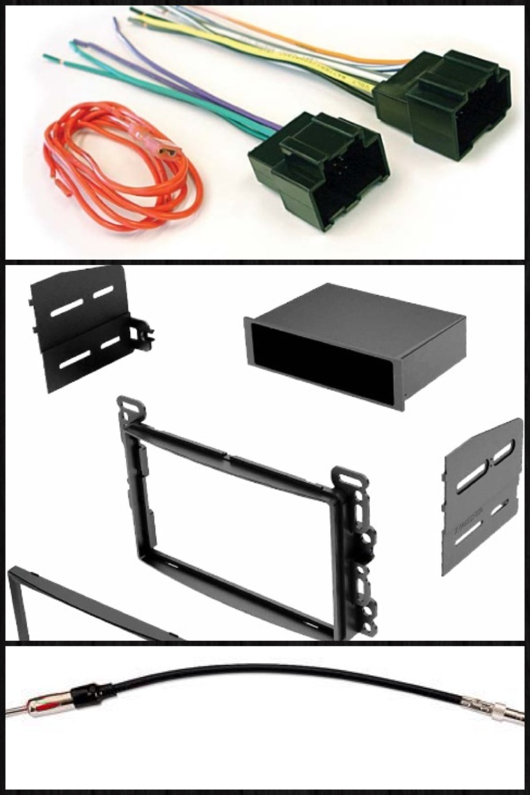 Car Stereo Dash Kit+Wire Combo for some 2006 2007 2008-2011 Chevrolet ...