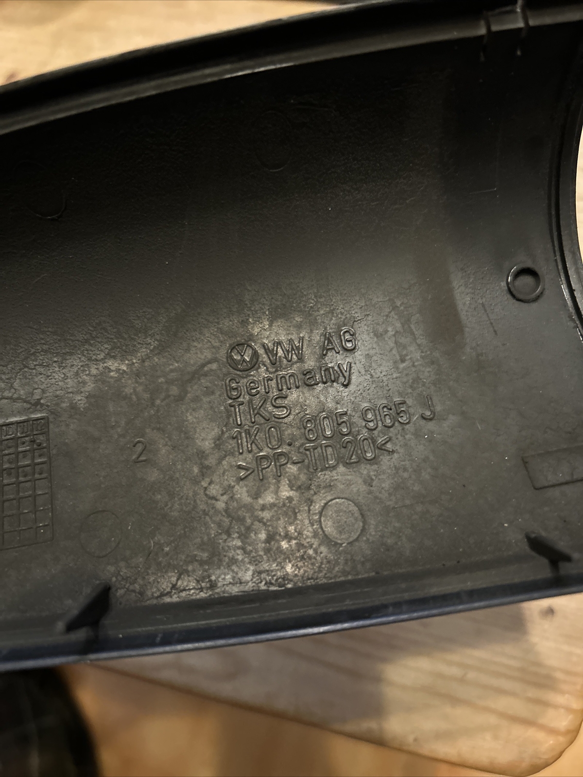 Volkswagen Golf Mk6 Air Intake Duct Cover Lid 1K0805965J 1.6 Diesel ...