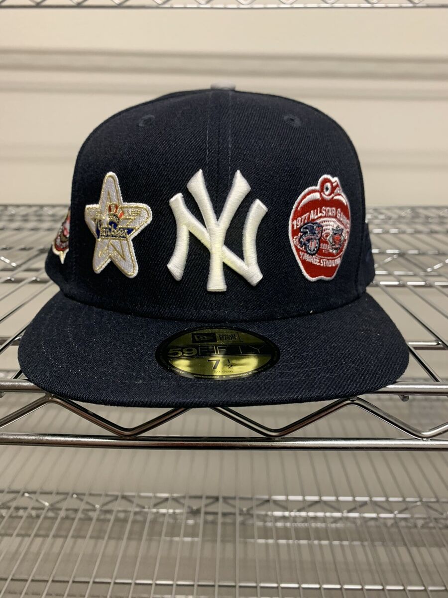 New Era Icons All Star Logos NY Yankees Hat - 7 1/2 Hat Club New Era Icons All Star Logos NY Yankees Hat - 7 1/2 Hat Club