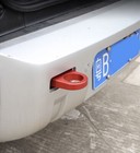 For Land Rover Defender 2020-2023 Matte Red Alloy Rear Trailer Ring Tow ...