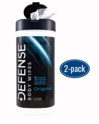 Defense Soap Original Body Wipes 2 pack each with 40 wipes | eBay
