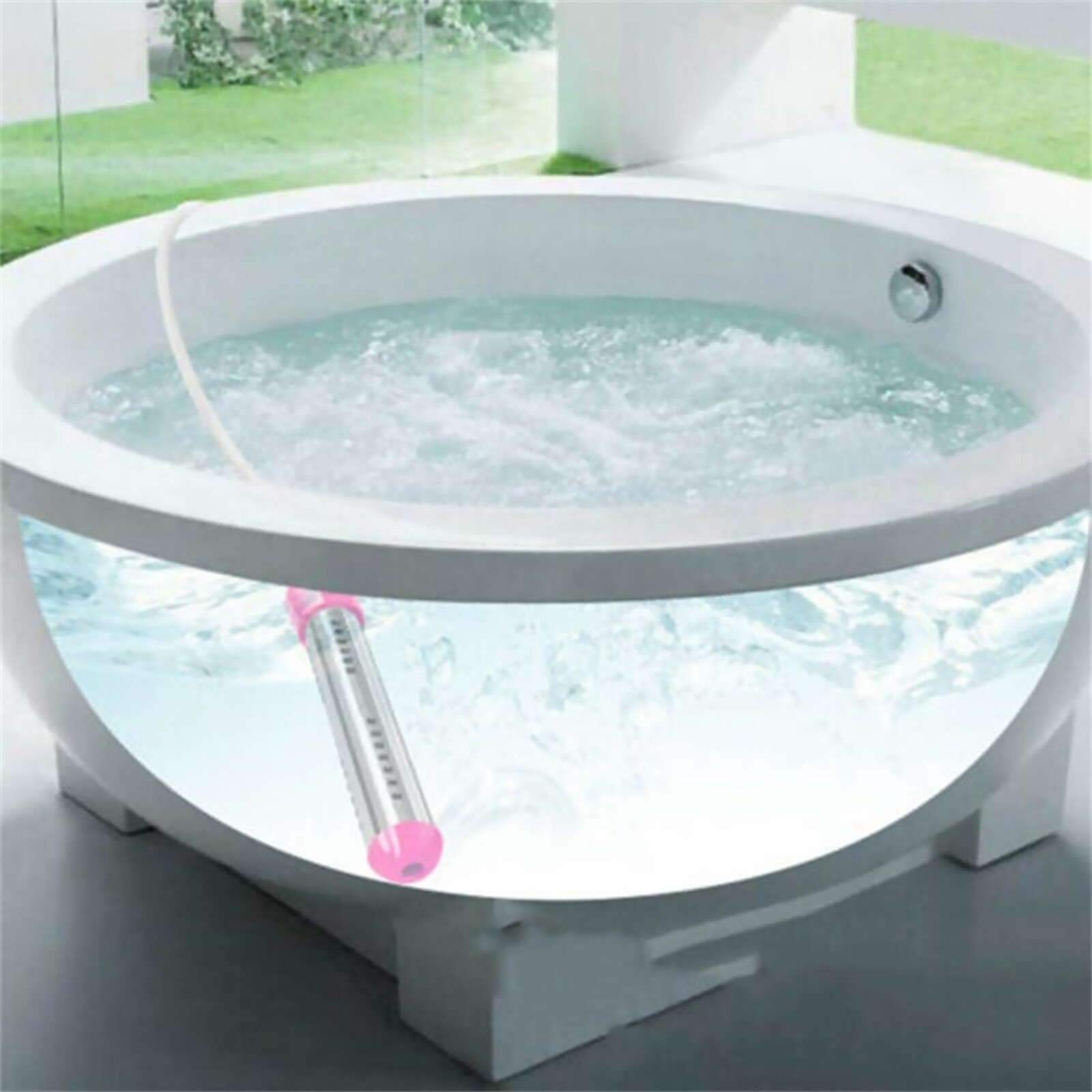 Electric Water Heater Portable Bathtub Bucket Heating Stick (3000W Red ...