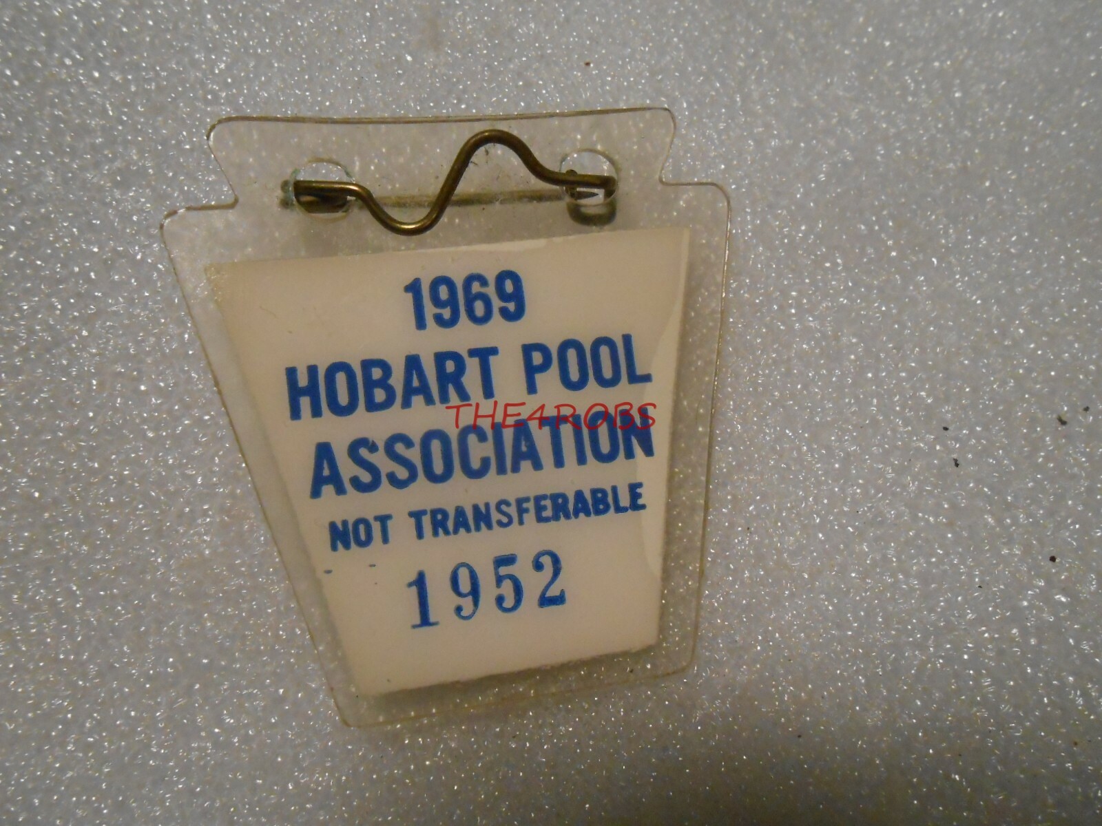 Vintage 1969 Hobart Swimming Pool Association Badge Indiana | eBay