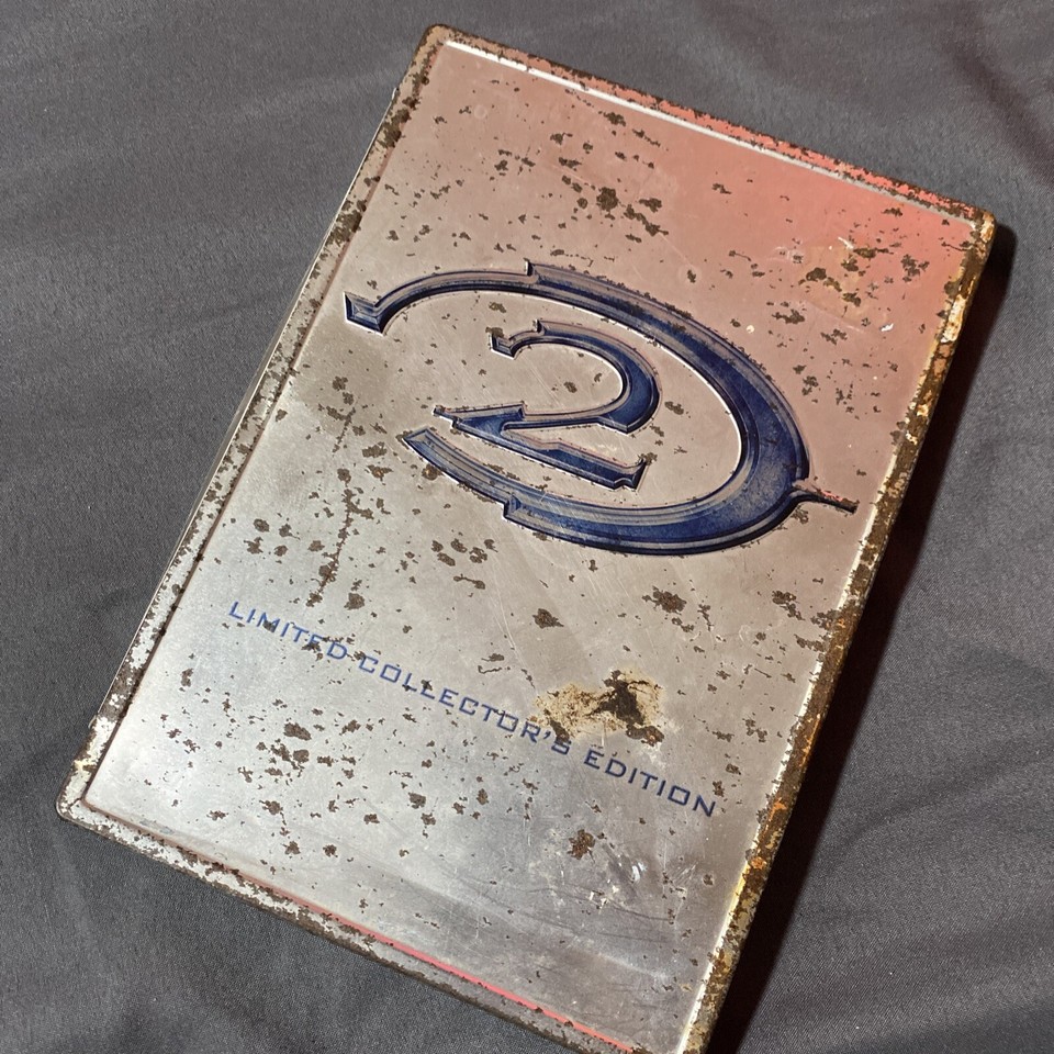 Halo 2 Steelbook Limited Collectors Edition Xbox W Rust Looks Cool | eBay