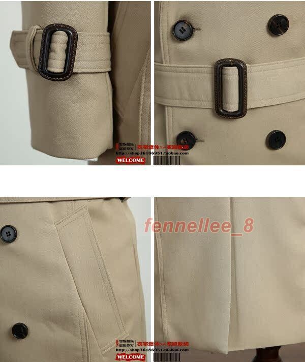 Fashion Mens Two-piece Coat Windbreaker Trench Coat Long Vest Formal ...