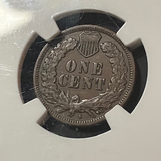 1908-S Indian Head Cent Penny - NGC EF 45 - Perfect Even Color - Choice ...