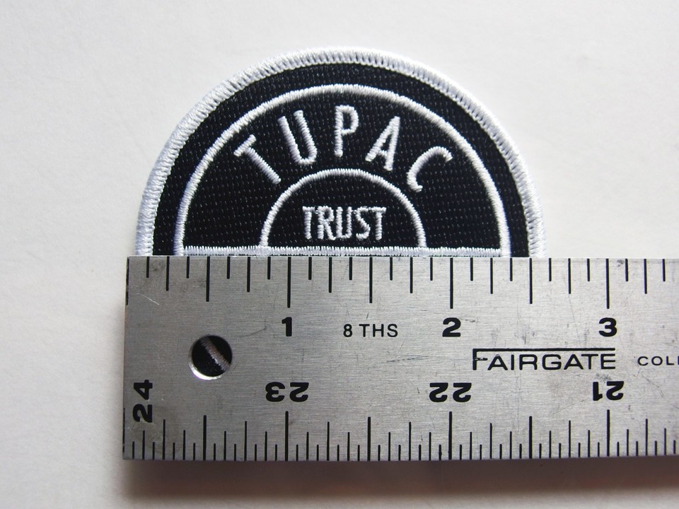 Tupac Shakur 2Pac Trust Nobody Embroidered Patch 2.5" Licensed Hip-Hop ...