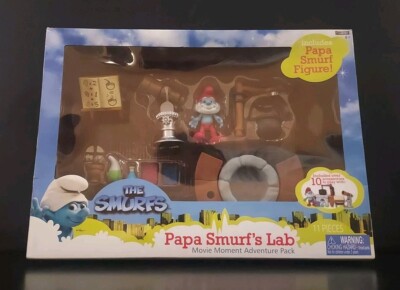 THE SMURFS PAPA SMURFS LAB - A MOVIE MOMENT ADVENTURE PACK | eBay