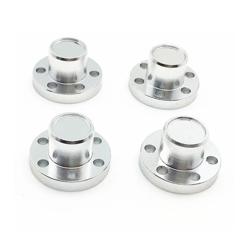 4x Alloy Center Hubs Cap & screws for RC 1/10 1.9'' & 2.2'' Wheels Rims ...
