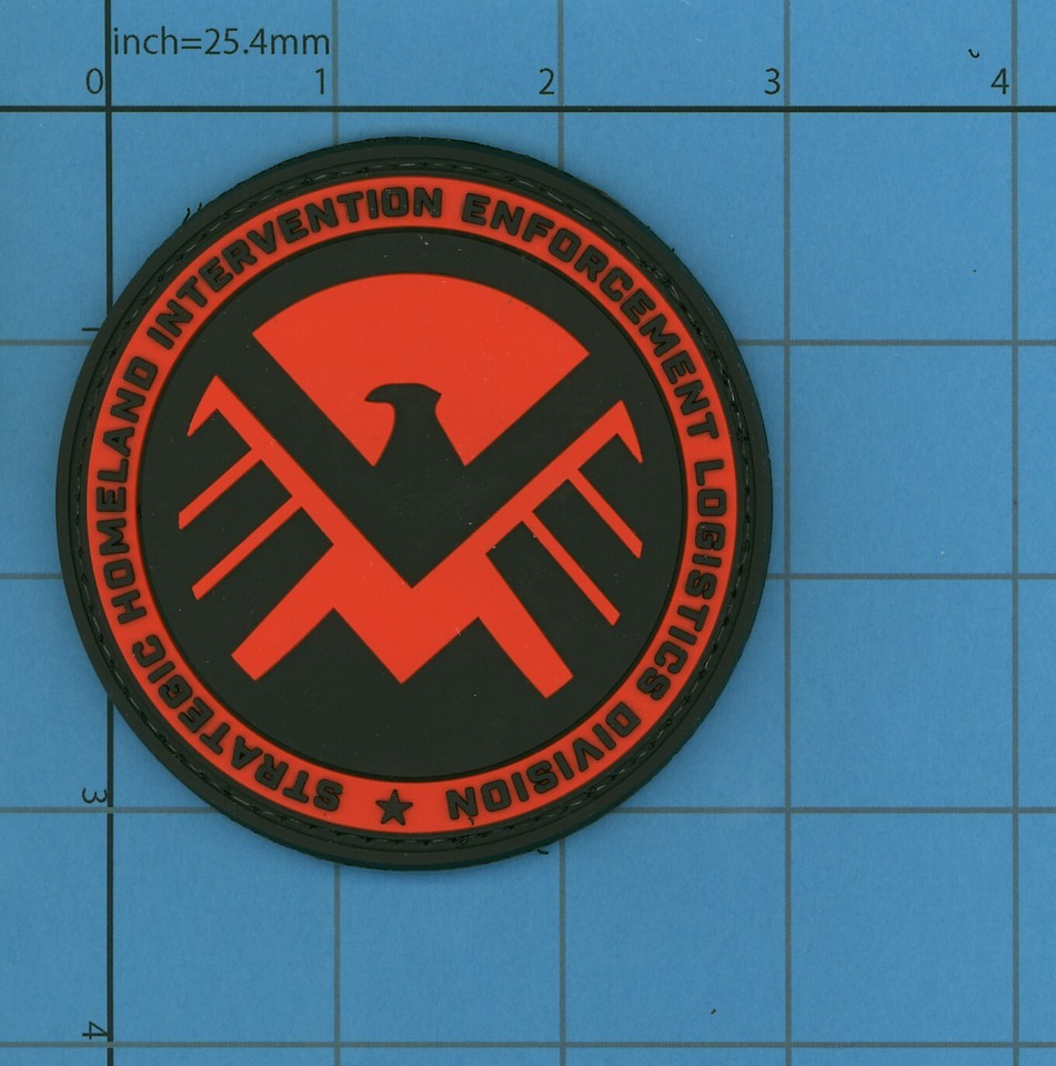 Red PVC Avengers Patch HULK THOR CAPTAIN AMERICA HAWK EYE SHIELD IRON ...