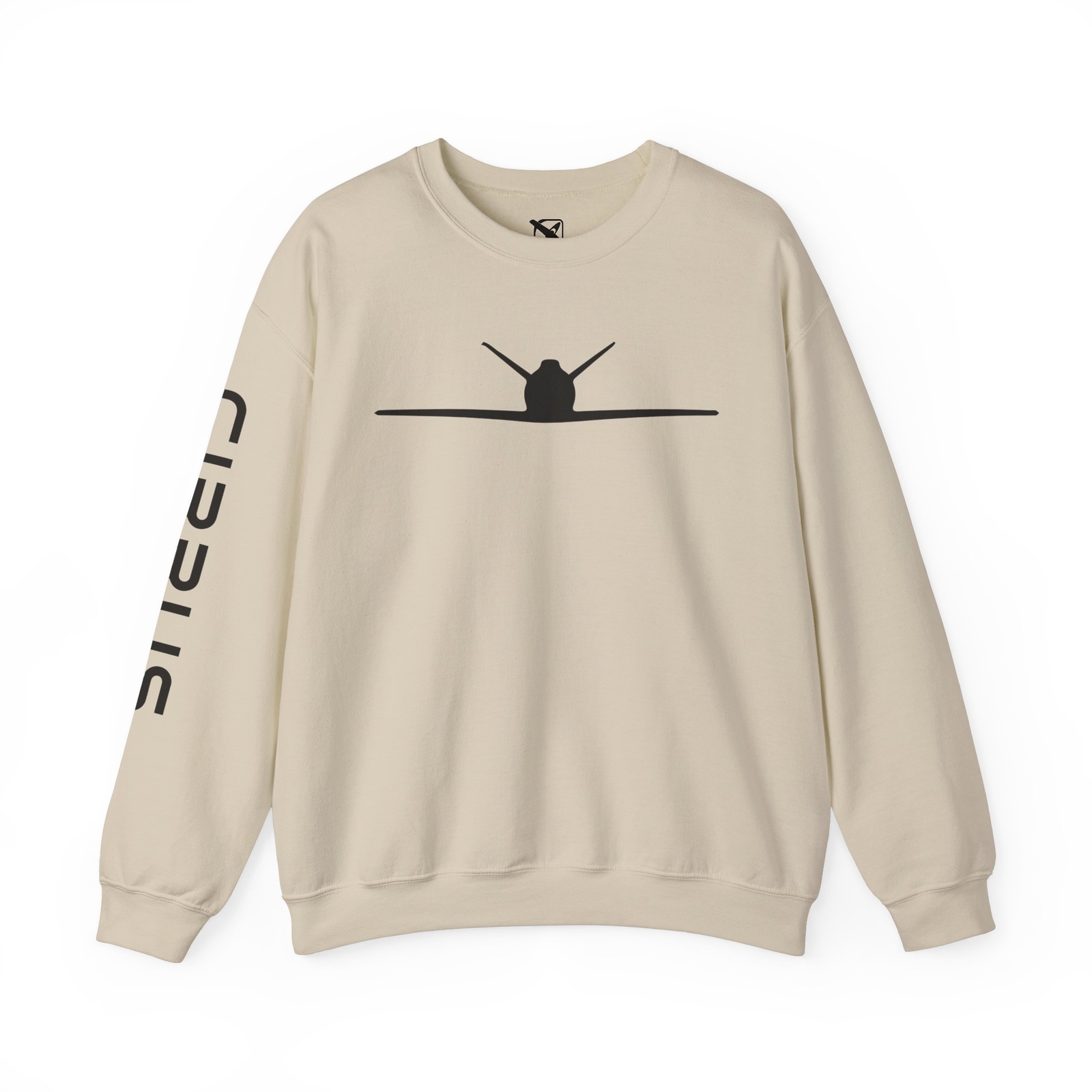 Cirrus Aircraft Vision Jet Silhouette Design Crewneck Sweatshirt