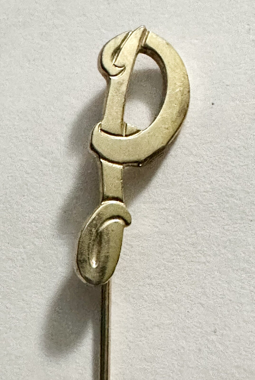 1970s Vintage Monogram Initial Letter “P” Stick Pin G… - Gem