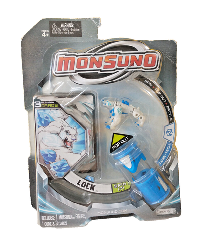 Monsuno LOCK White Action Figure Set First Series 01 Cards Starter Pack ...