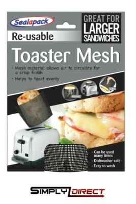 Toasties Mesh Sleeve Toasted Sandwich Teflon Toaster Bag Reusable bags ...