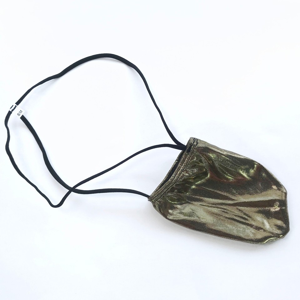 K1426 K142 Mens String Posing Pouch Thong Big pouch Foiled Metallic ...