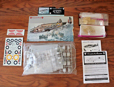 Classic Airframes 1/48 Lockheed Hudson Mk III, IV, V, VI & PBO-1 model ...