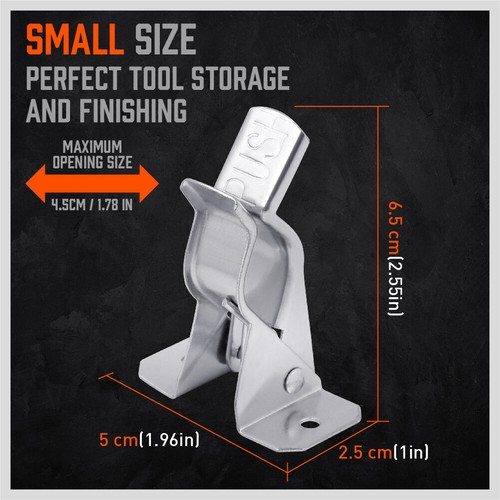 10PCS Tool Spring Terry Clips Snap Shed Open/ Closed Heavy Duty Wall ...