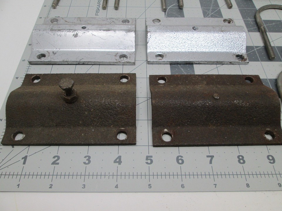 Antenna Mast U-Bolt Clamp Plates For MFJ CDE / TELEX / Hy-Gain Rotor ...