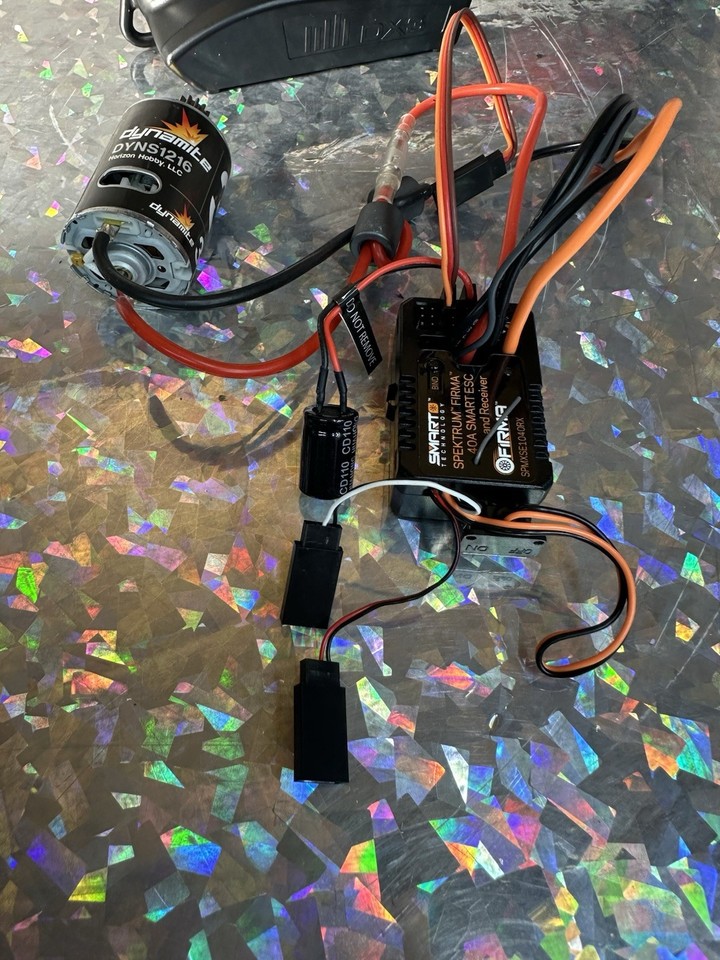 Axial Capra 4WS DX3 Spektrum 40A Smart Firma ESC Receiver Motor Crawler ...