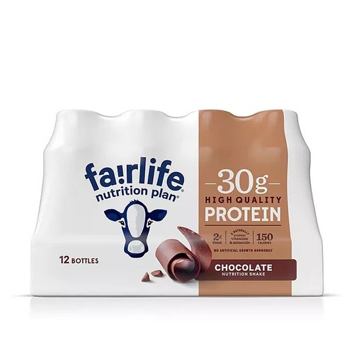 Fairlife Nutrition Plan 30g Protein Shake, Chocolate, 11.4 fl. oz., 12 ...