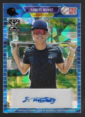 2021 Pro Set Metal Blue Crystal Samuel Munoz RC Auto 22/25 (CB) | eBay