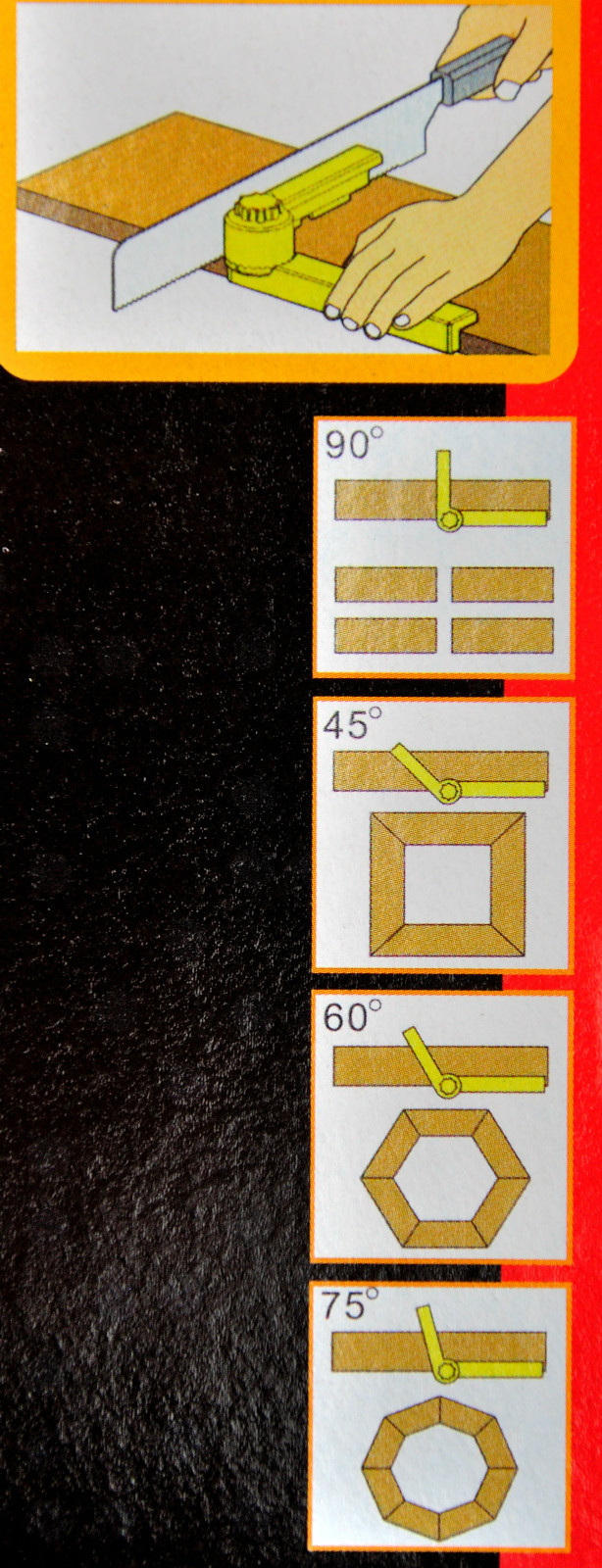 SAW GUIDE WITH MAGNETS magnetic with 12 pre-set angle every 15 Degrees ...