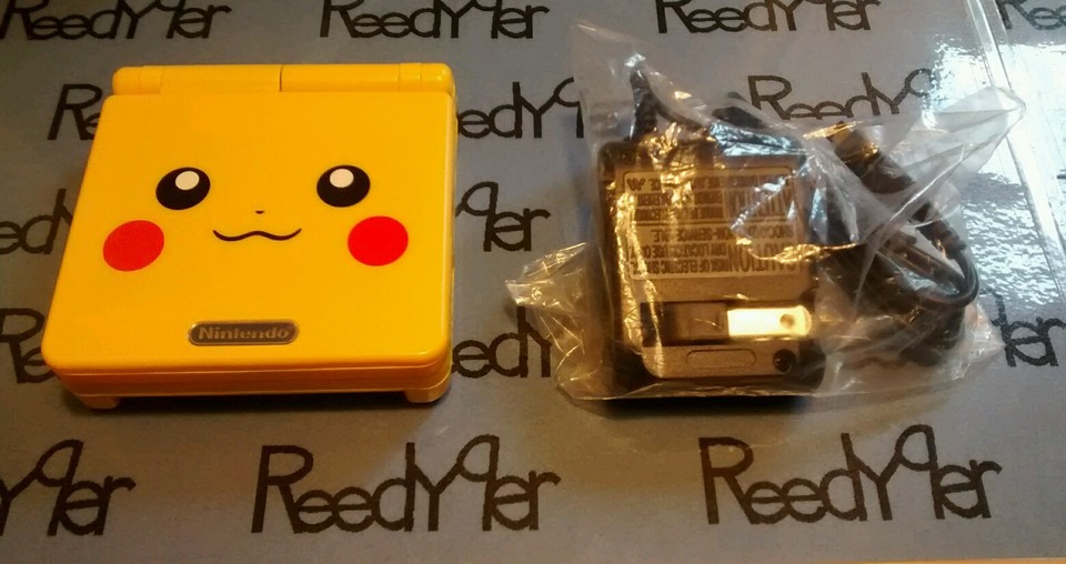 Gameboy Advance SP AGS-101 *MINT* Pokemon Pikachu Yellow version ...