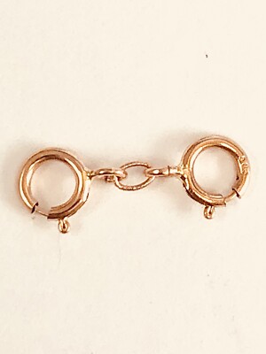 Solid 14k Rose Gold Extender 1/2” Half | eBay