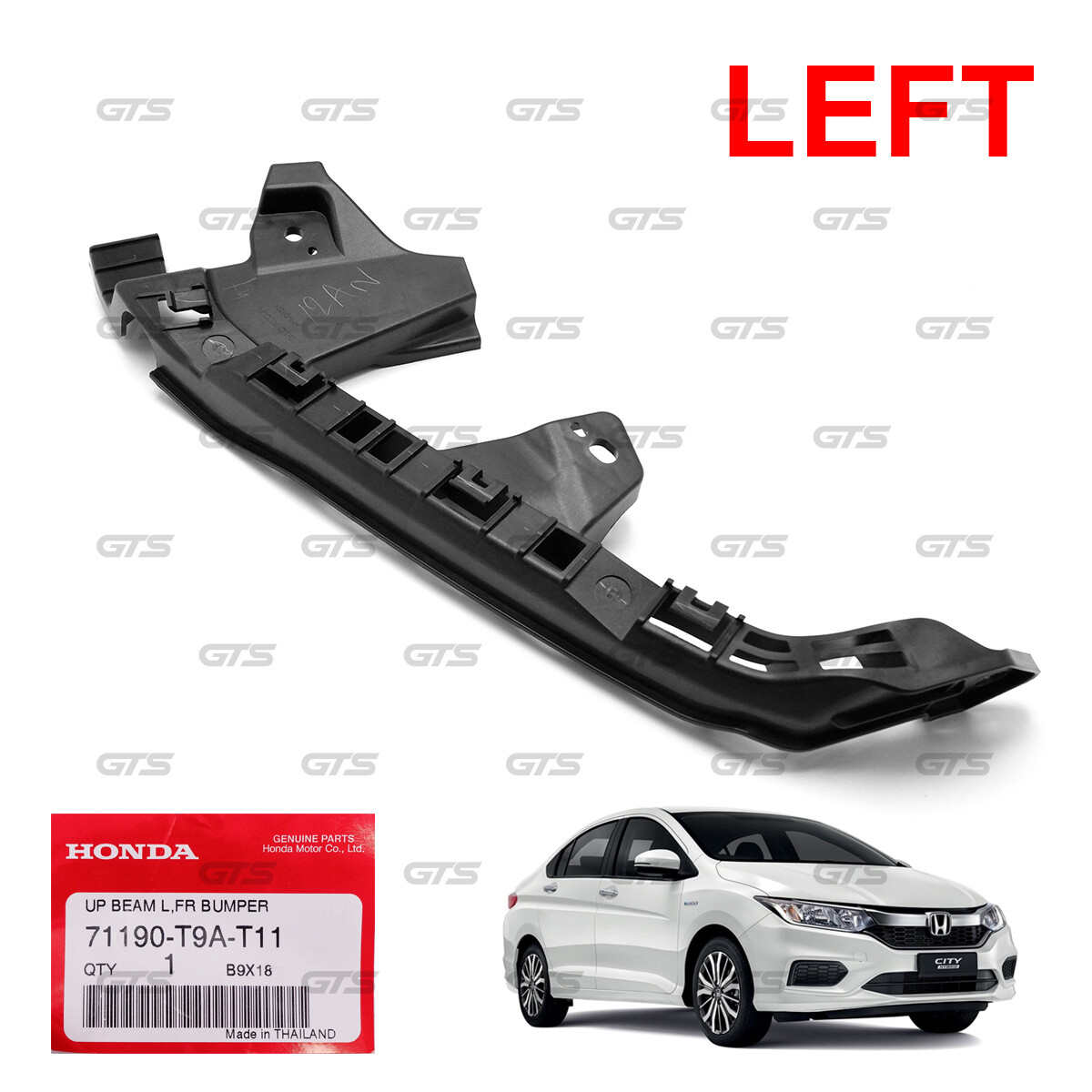 Fits Honda City Sedan 2018 - '20 Front Left Bumper Bracket | eBay
