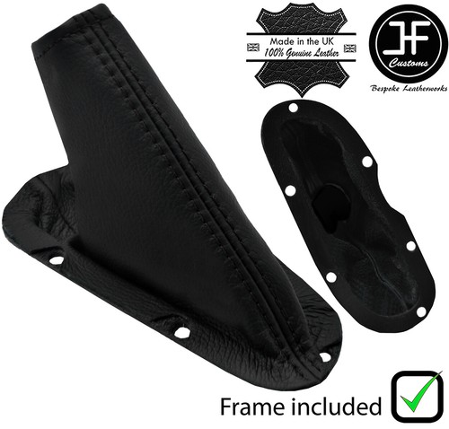 BLACK STITCH LEATHER E BRAKE BOOT + PLASTIC FRAME FITS DODGE VIPER 2003 ...