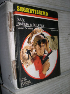 GERARD DE VILLIERS-SAS:RABBIA A BELFAST Segretissimo Mondadori 020725 ...