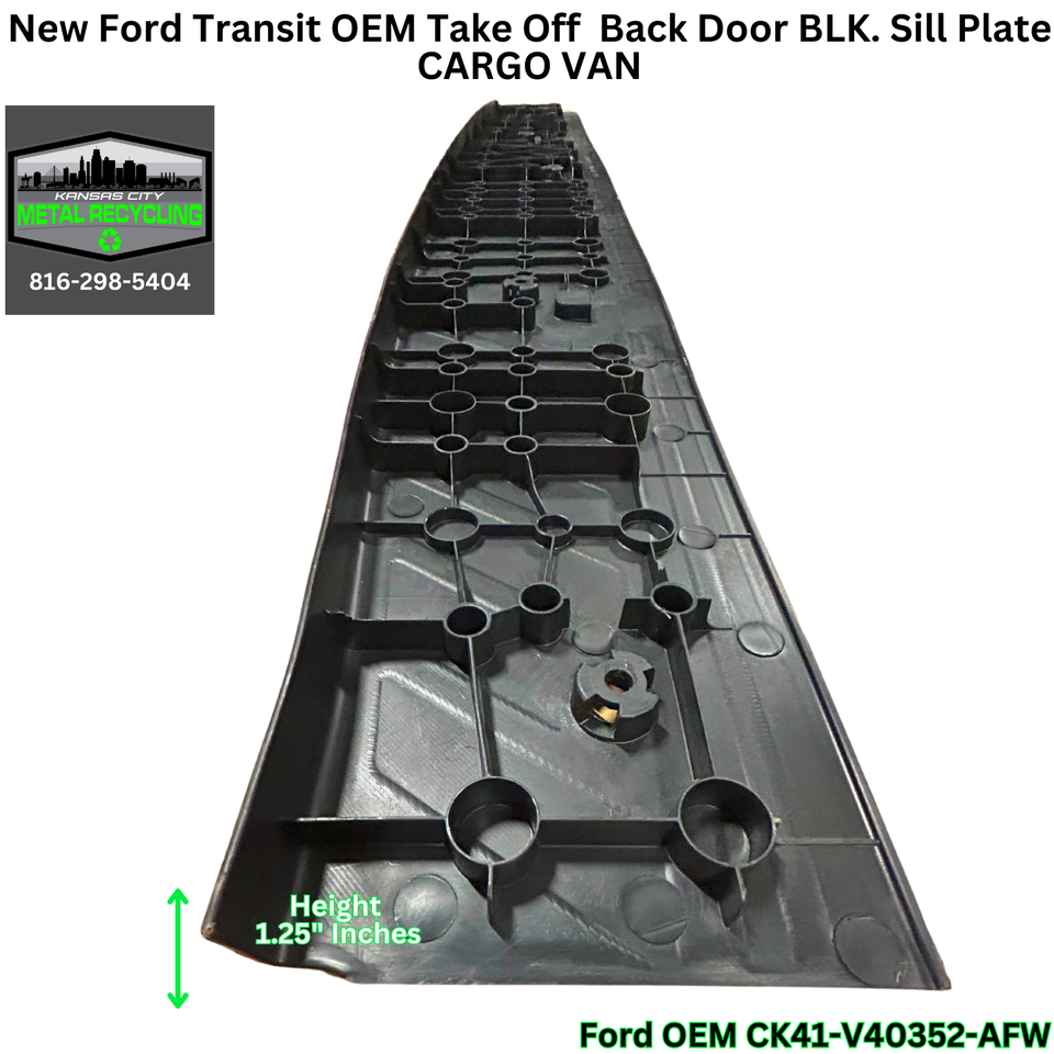 Ford Transit New Take Off OEM Rear Interior Sill Plate for your CARGO ...