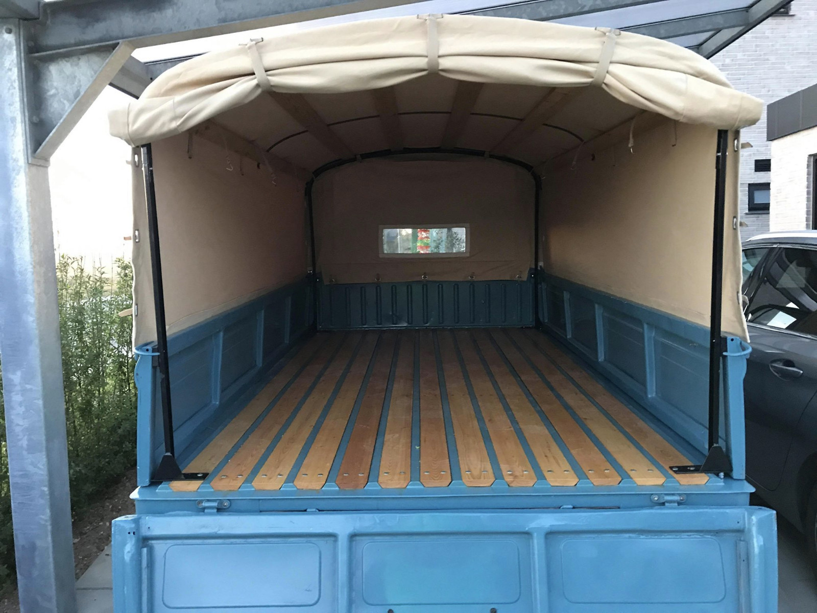 Heavy Duty Waterproof Pick Up Canvas Cover VWT2 Bay Kombi Single Cab 68 ...