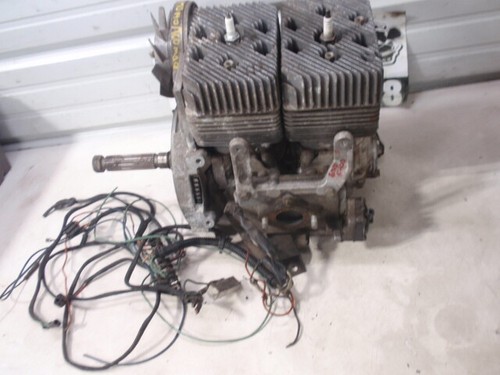 Johnson JX Skimmer OMC 650 Twin Vintage Snowmobile Engine Motor Warranty