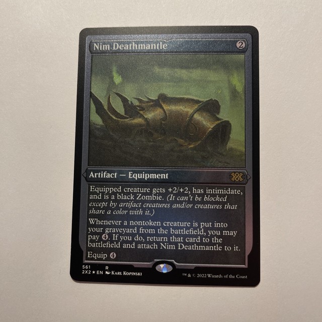 MTG Nim Deathmantle - Foil Etched Double Masters 2022 561 Foil Rare for ...