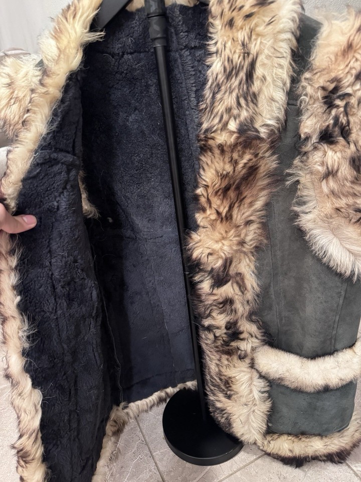 Warm Fur Vest 100% Real Sheep Skin! Unisex | eBay UK