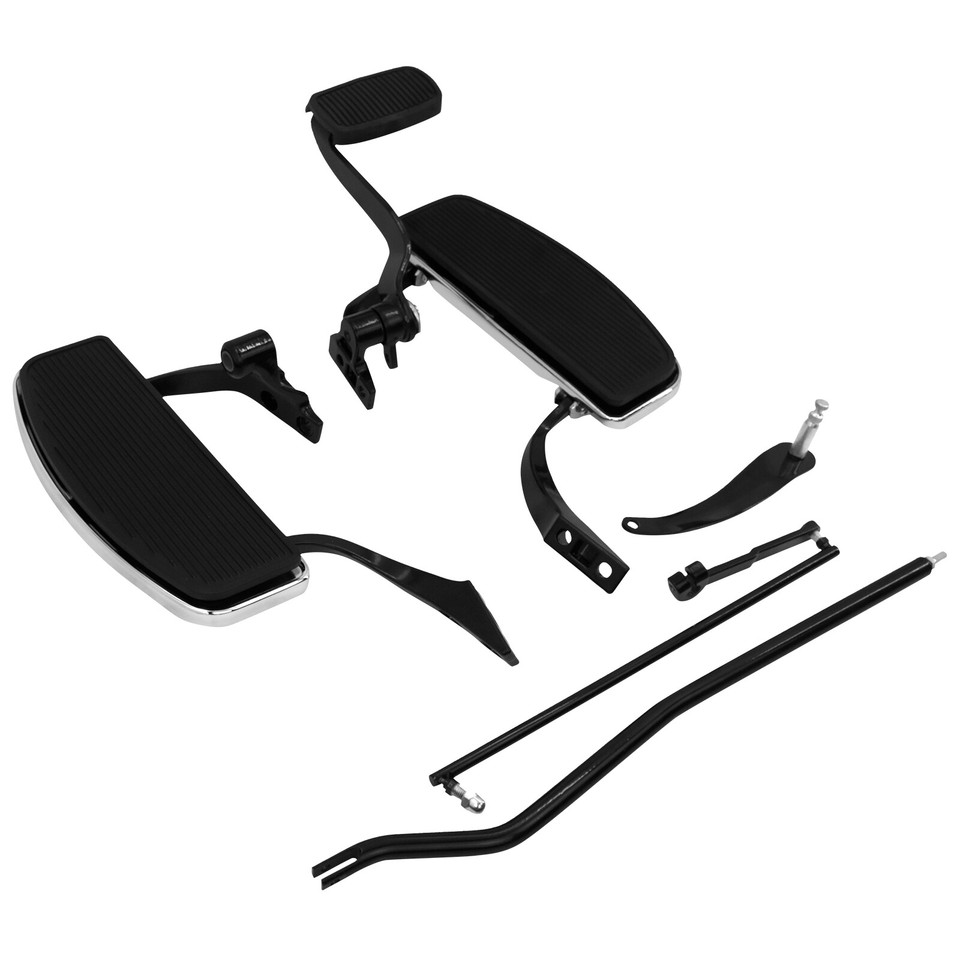 Rider Complete Forward Control Footboard Kit For Harley 2006-2017 Dyna ...