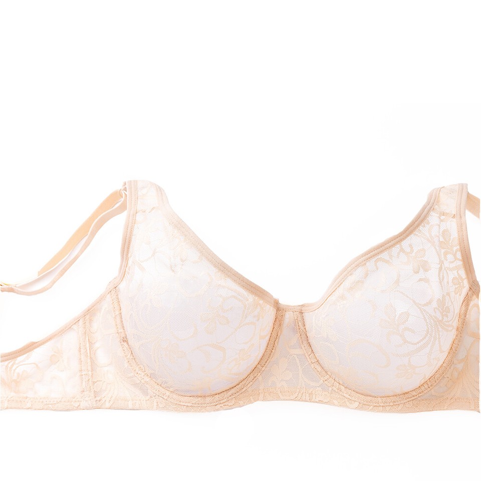 Hot Women Bras Ultra-thin bh Lace Brassiere Underwired Bra Padless Sexy ...