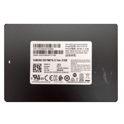 Samsung PM871b 512GB SATA III 2.5" SSD 6.0Gbps MZ-7LN1T0C Solid State Drive | eBay